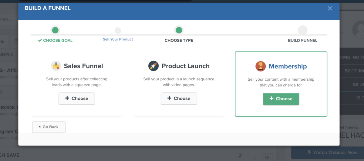 Come creare un funnel di marketing con Clickfunnels