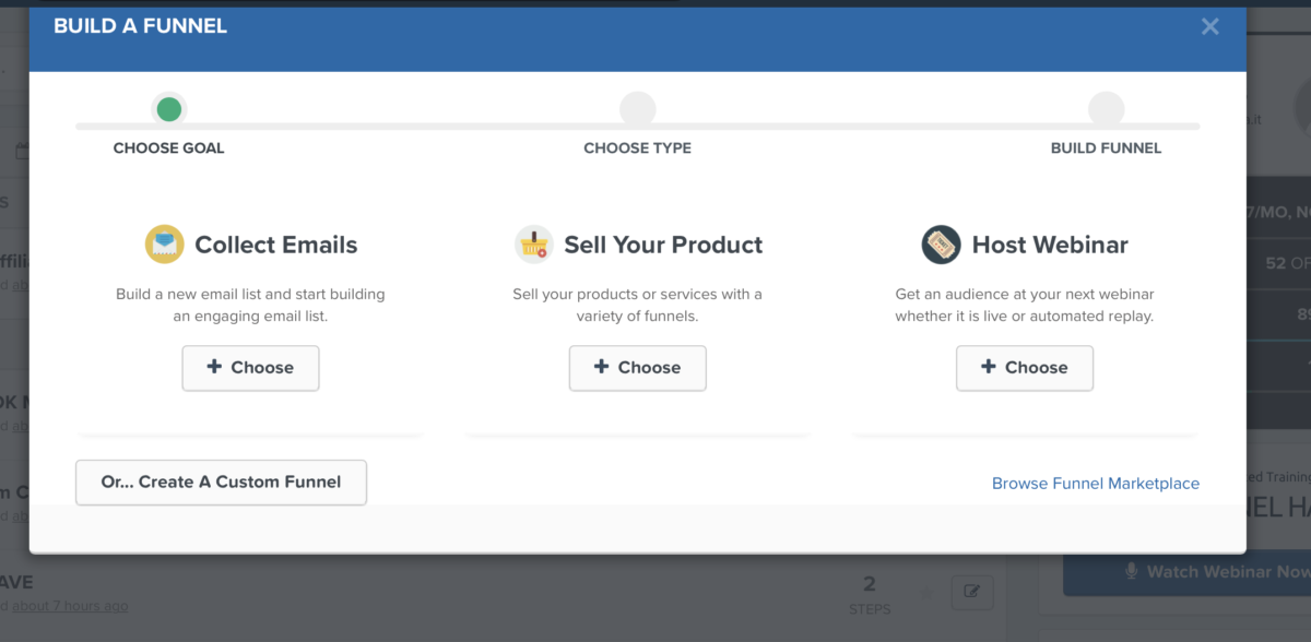 Come creare un funnel di marketing con Clickfunnels